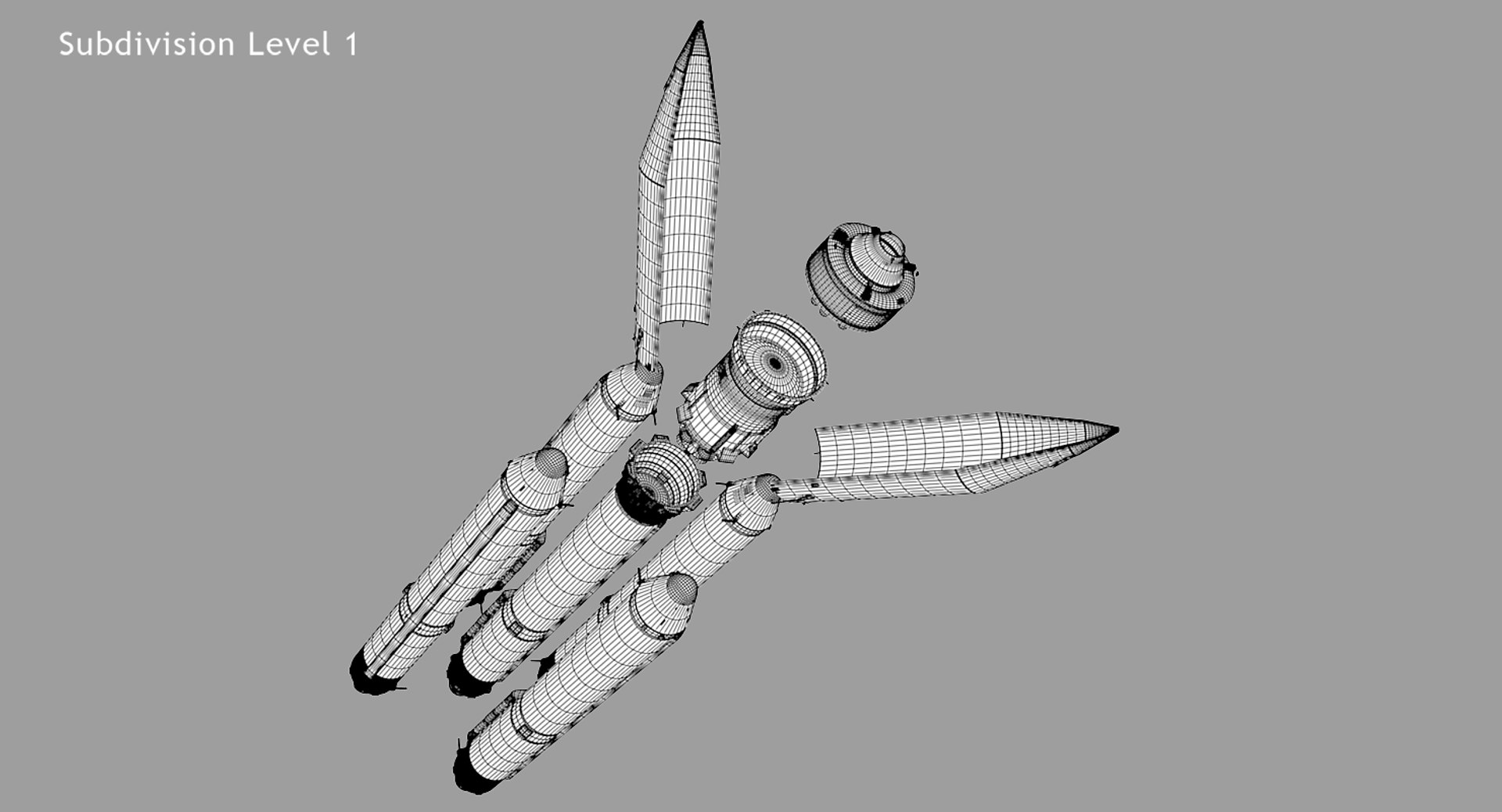 Angara a5 stage upper 3D model - TurboSquid 1252984