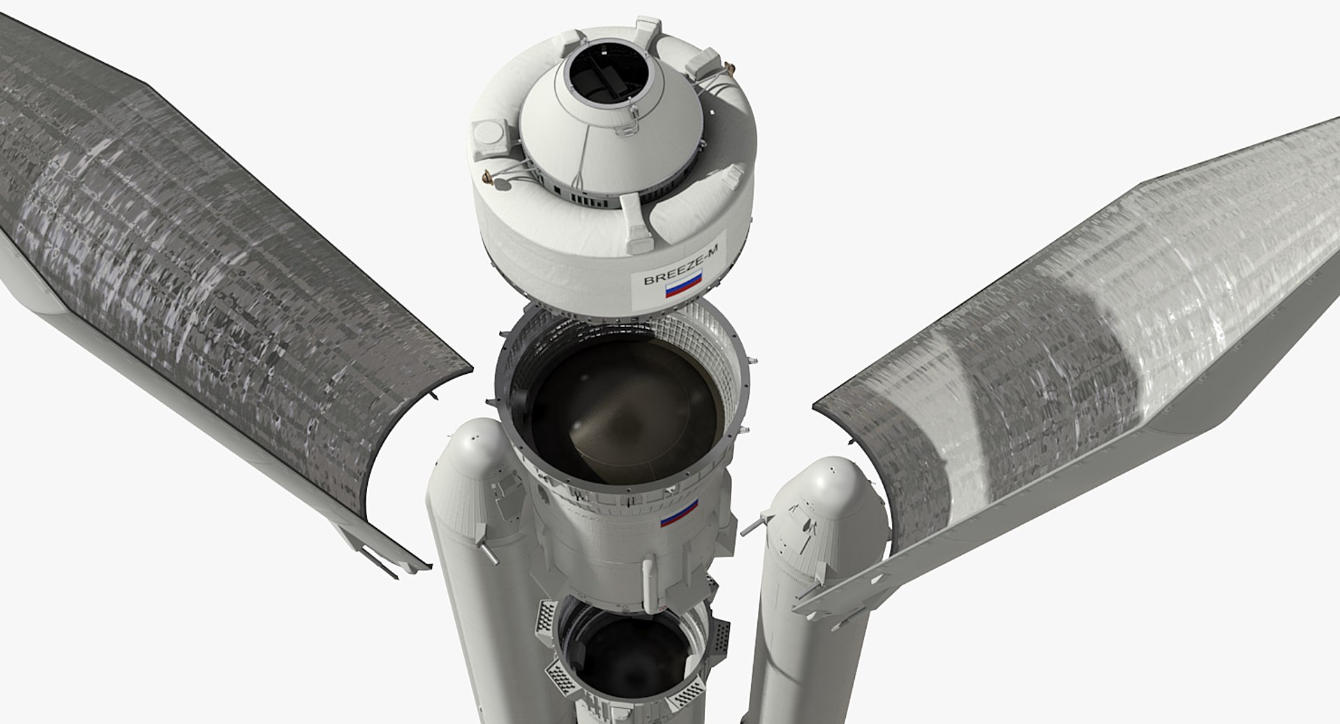 Angara a5 stage upper 3D model - TurboSquid 1252984