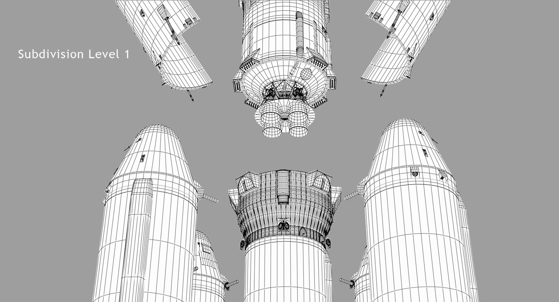 Angara a5 stage upper 3D model - TurboSquid 1252984