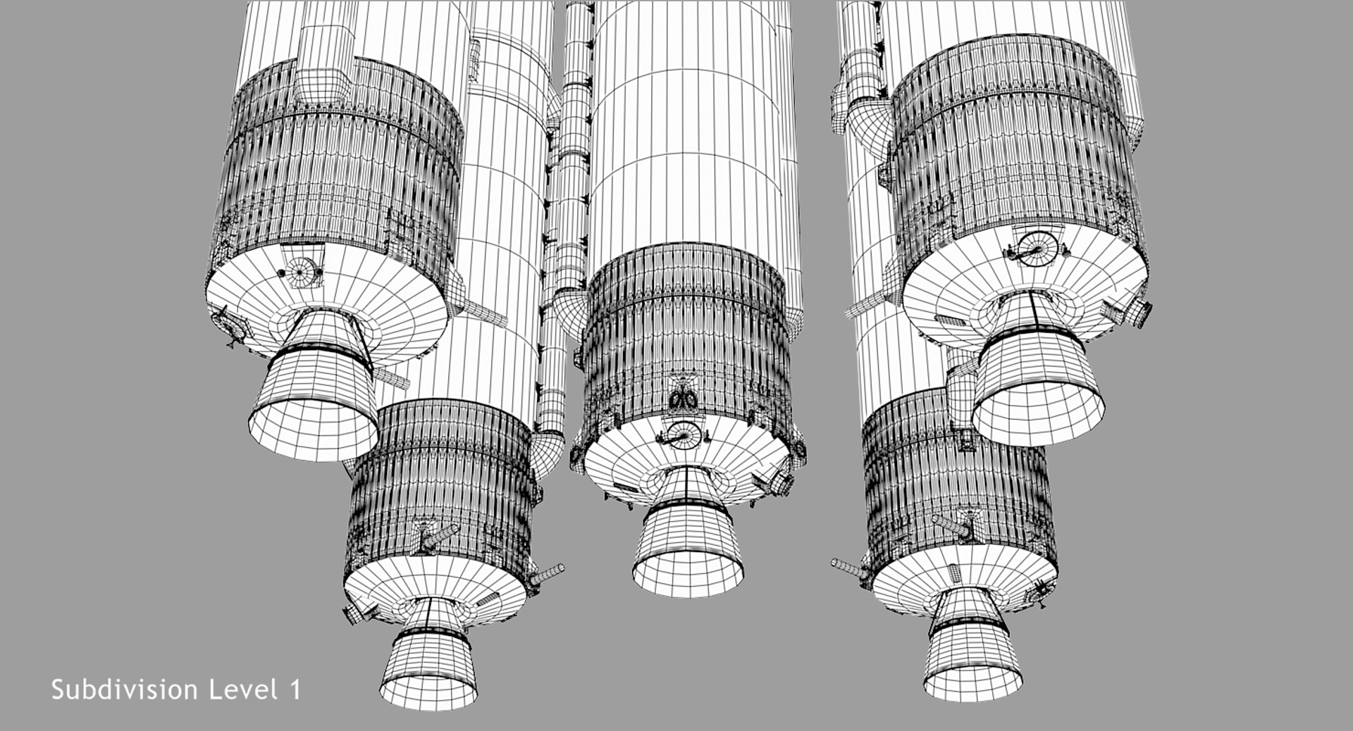 Angara a5 stage upper 3D model - TurboSquid 1252984