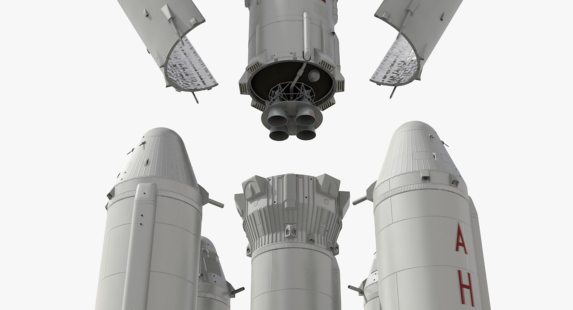 Angara a5 stage upper 3D model - TurboSquid 1252984