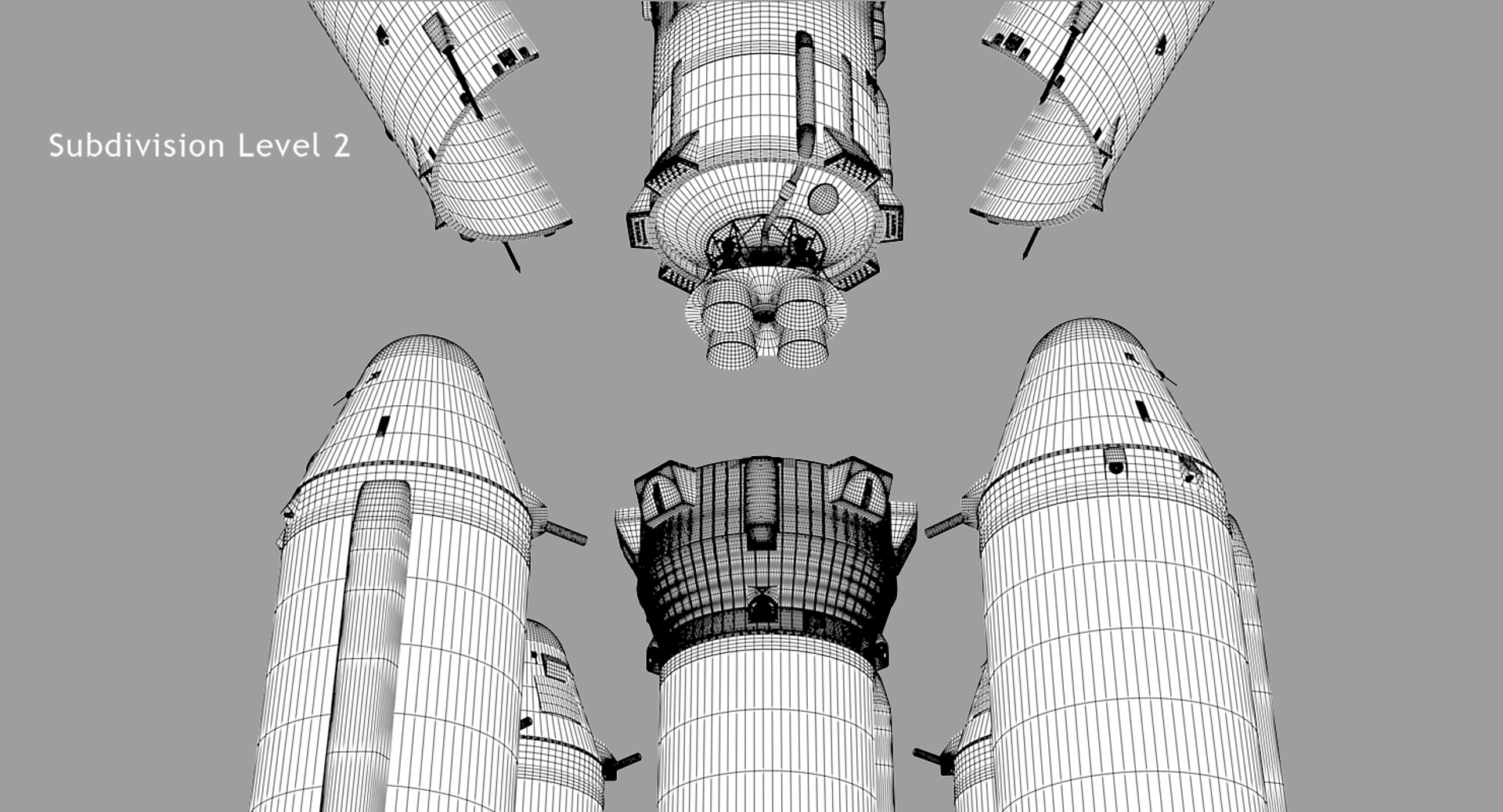 Angara a5 stage upper 3D model - TurboSquid 1252984