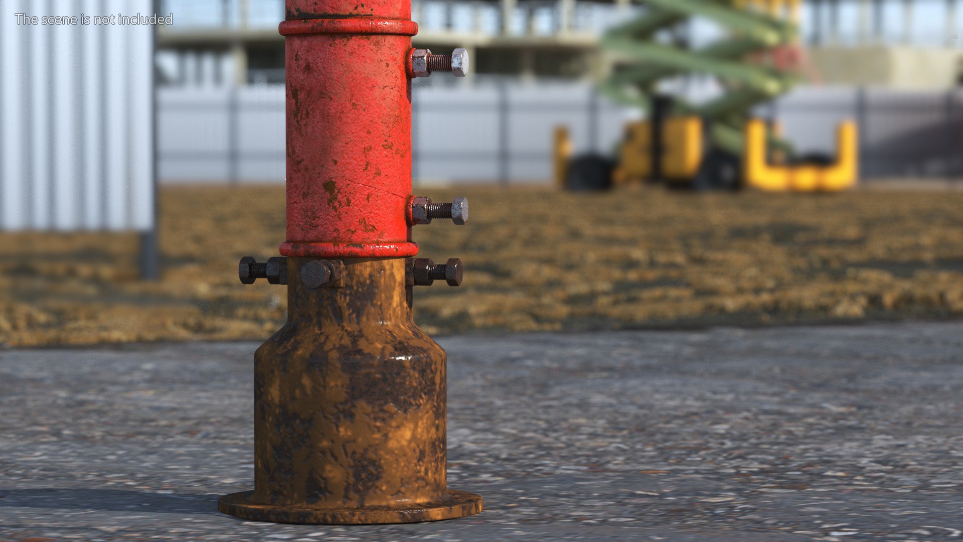 Old Fire Protection Underground Indicator Post 3D Model - TurboSquid ...