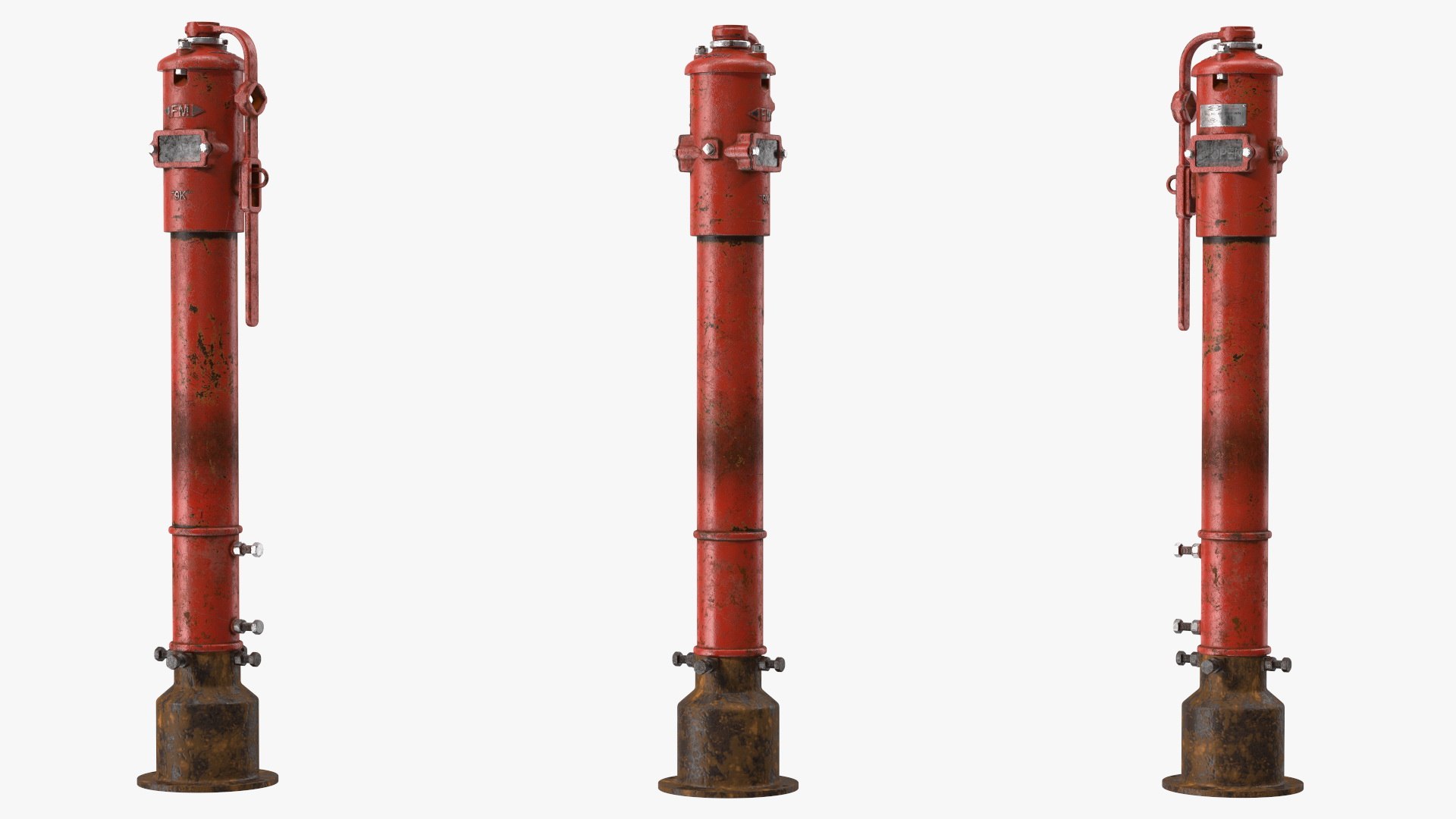 Old Fire Protection Underground Indicator Post 3D Model - TurboSquid ...