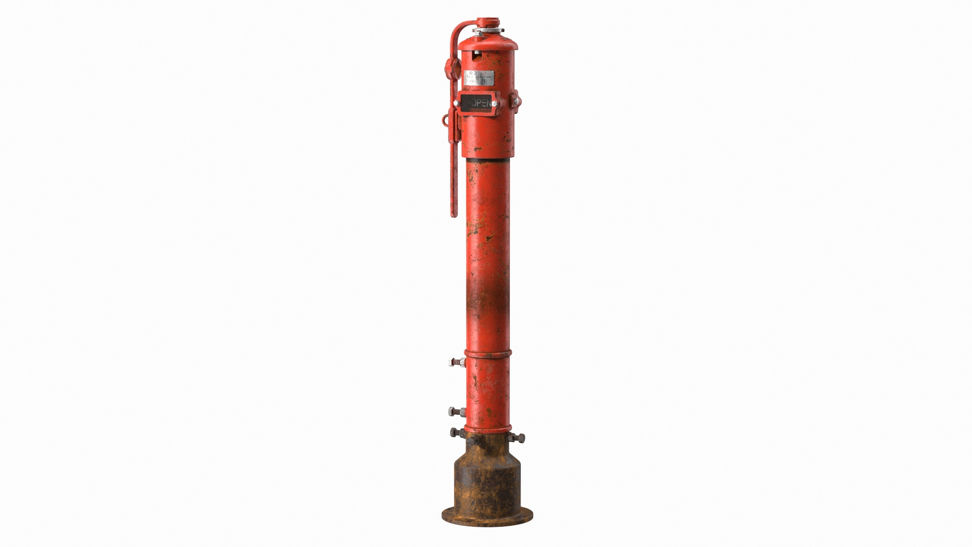 Old Fire Protection Underground Indicator Post 3D Model - TurboSquid ...