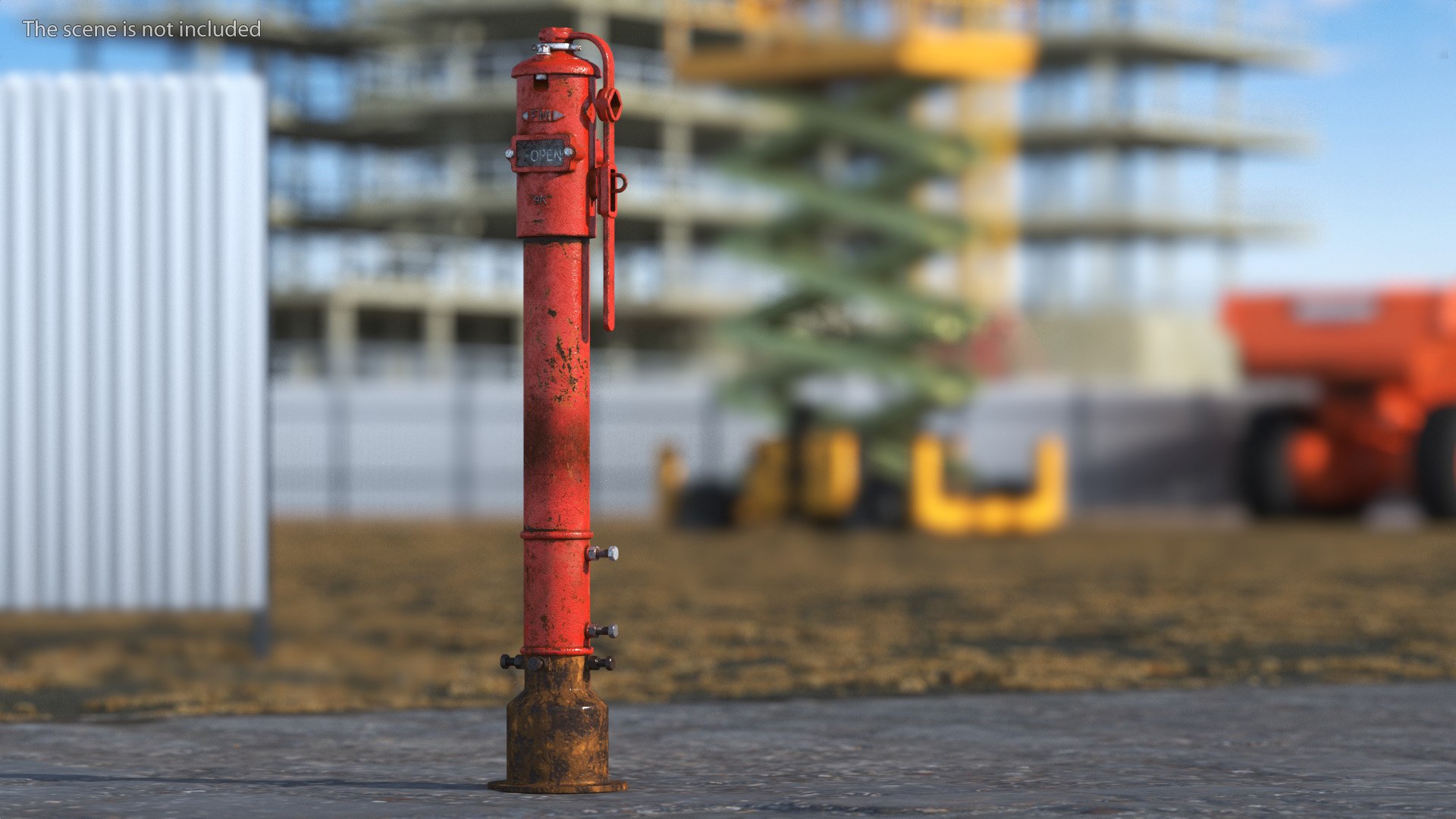 Old Fire Protection Underground Indicator Post 3D Model - TurboSquid ...