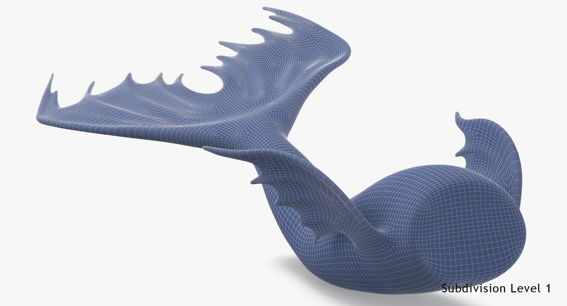 3D Mermaid Tail 03 Swimming - TurboSquid 1251465