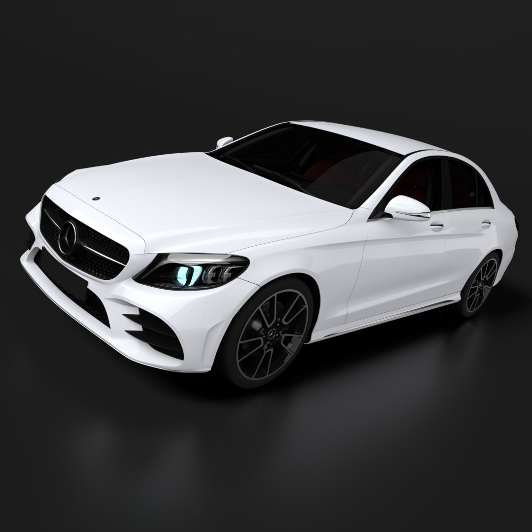 3D Model Mercedes-Benz C-Class Sedan AMG - TurboSquid 2352560