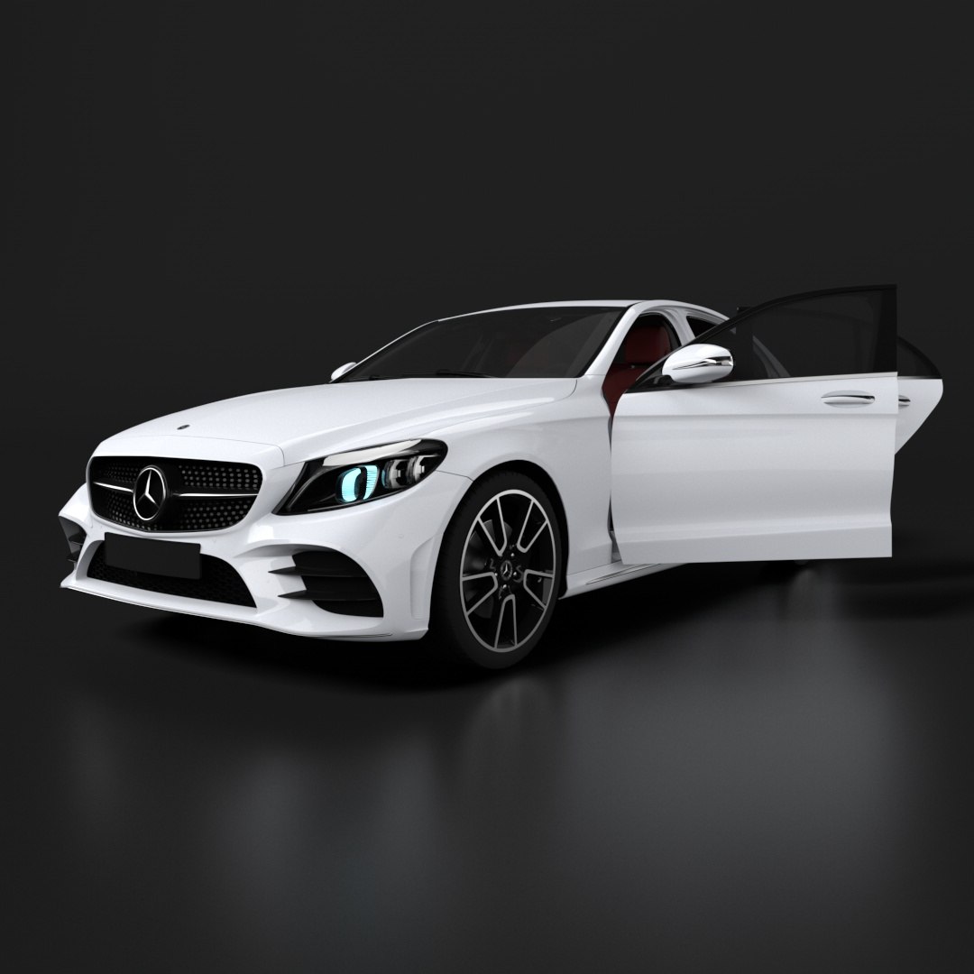 3D Model Mercedes-Benz C-Class Sedan AMG - TurboSquid 2352560