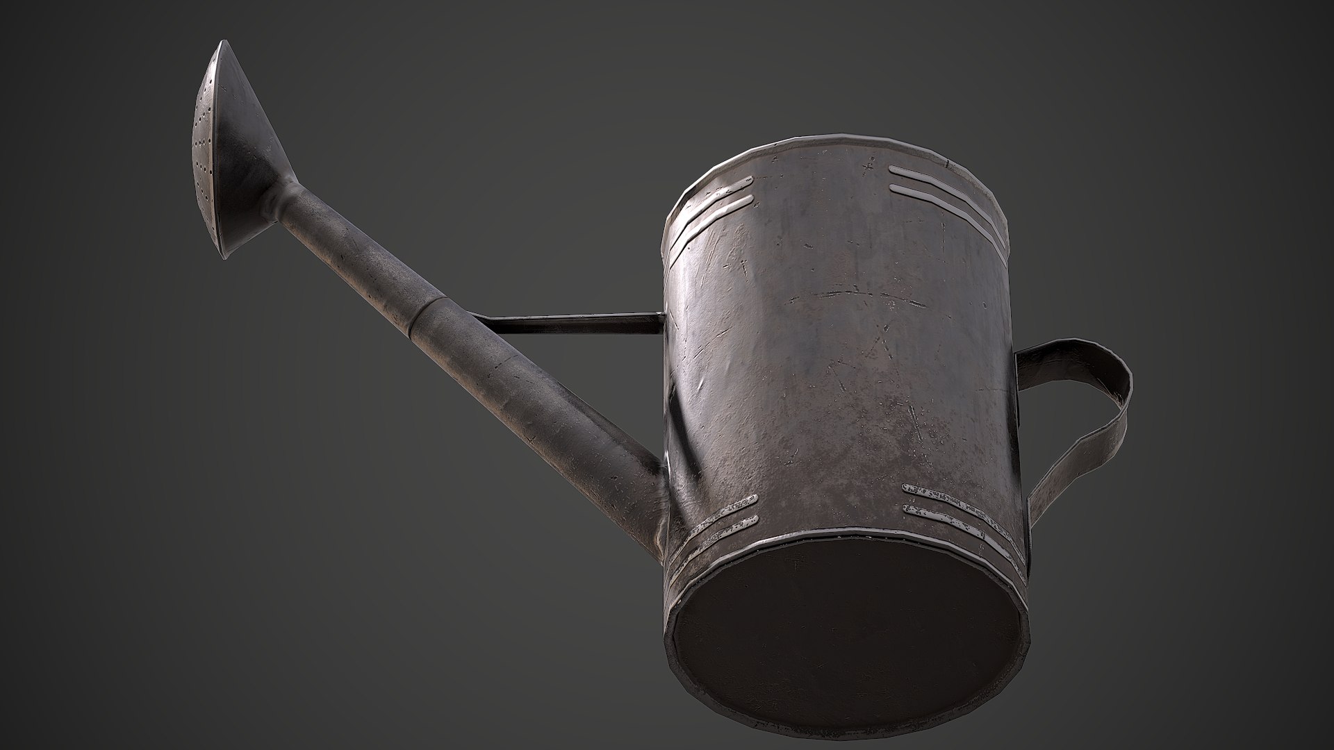 Watering Can PBR Game Ready Model - TurboSquid 1763367