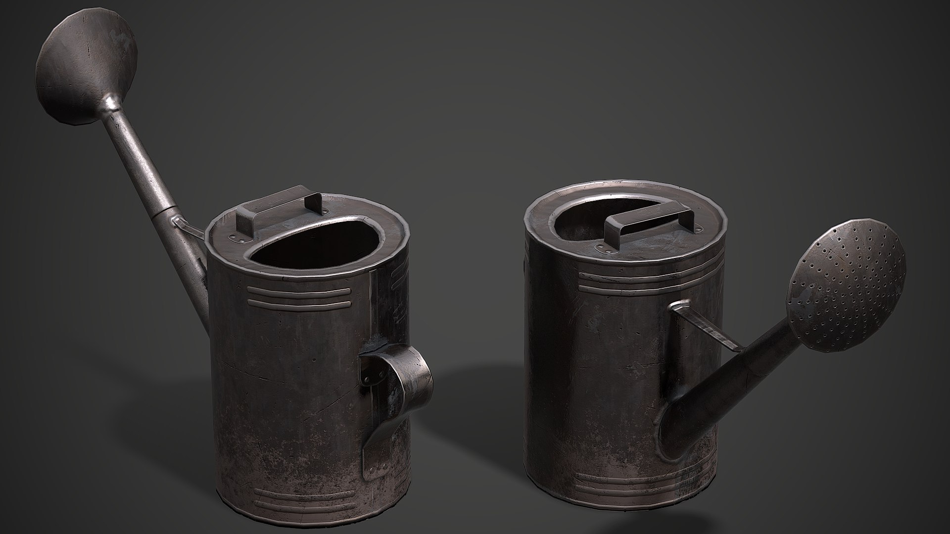 Watering Can PBR Game Ready Model - TurboSquid 1763367