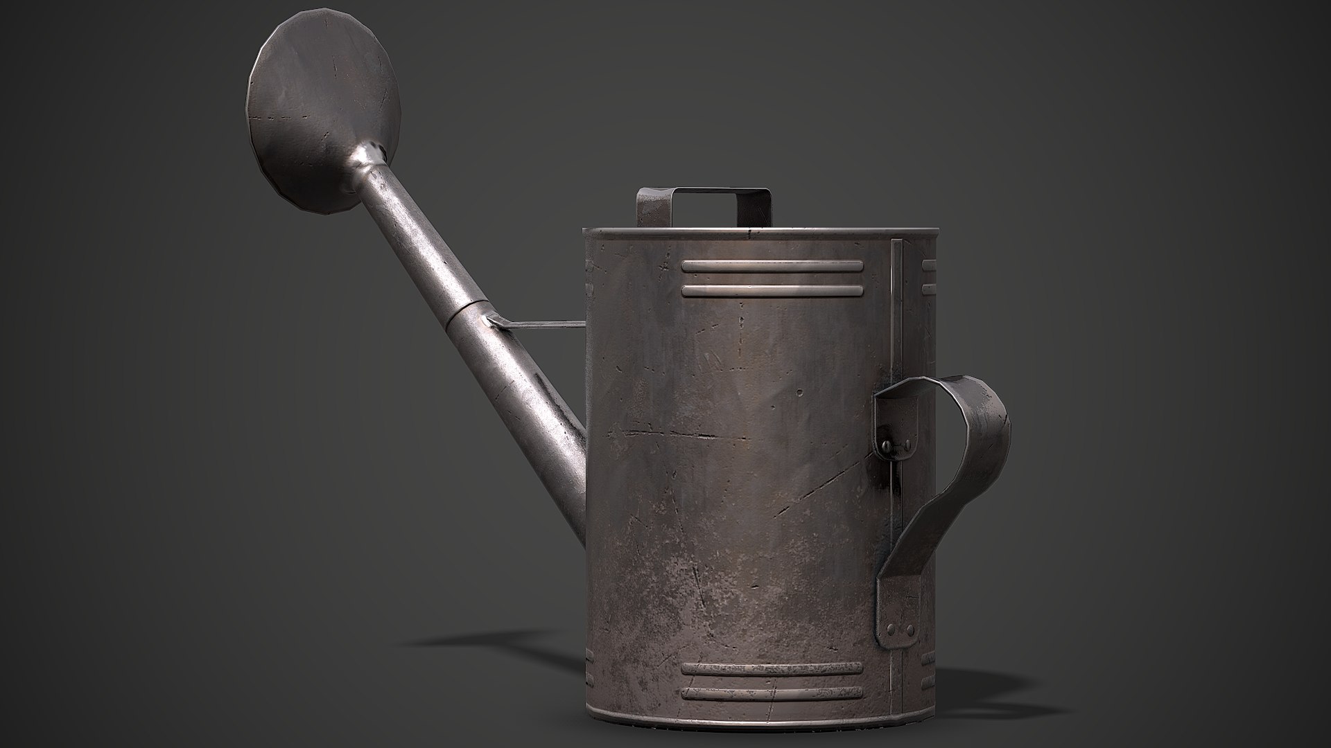 Watering Can PBR Game Ready Model - TurboSquid 1763367