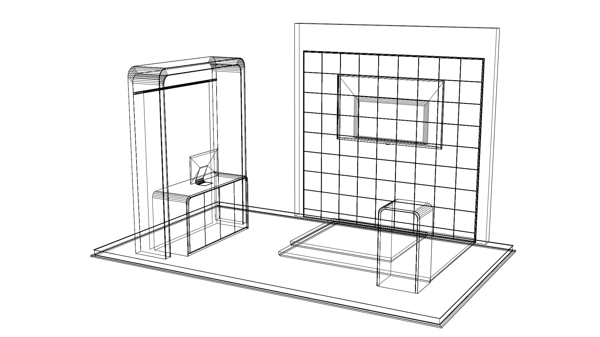 CyberTech Expo Booth Model - TurboSquid 2163346
