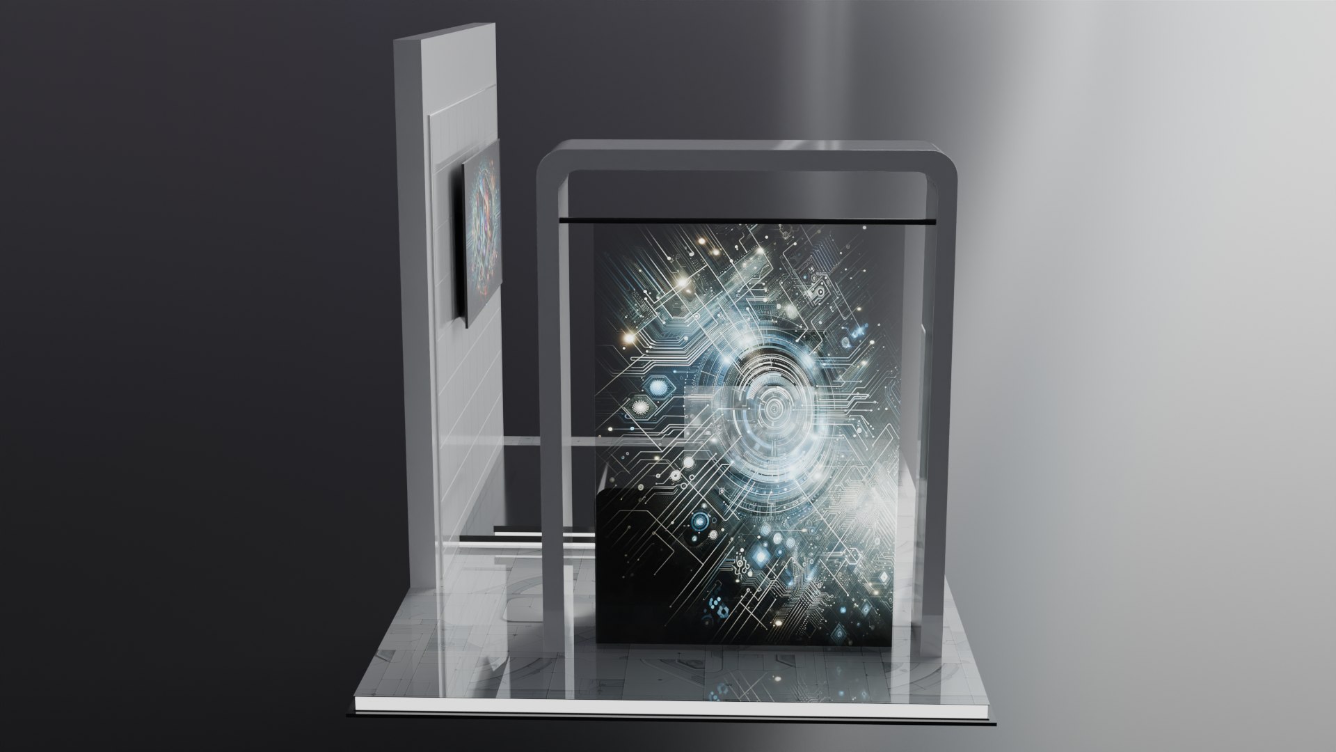 CyberTech Expo Booth Model - TurboSquid 2163346