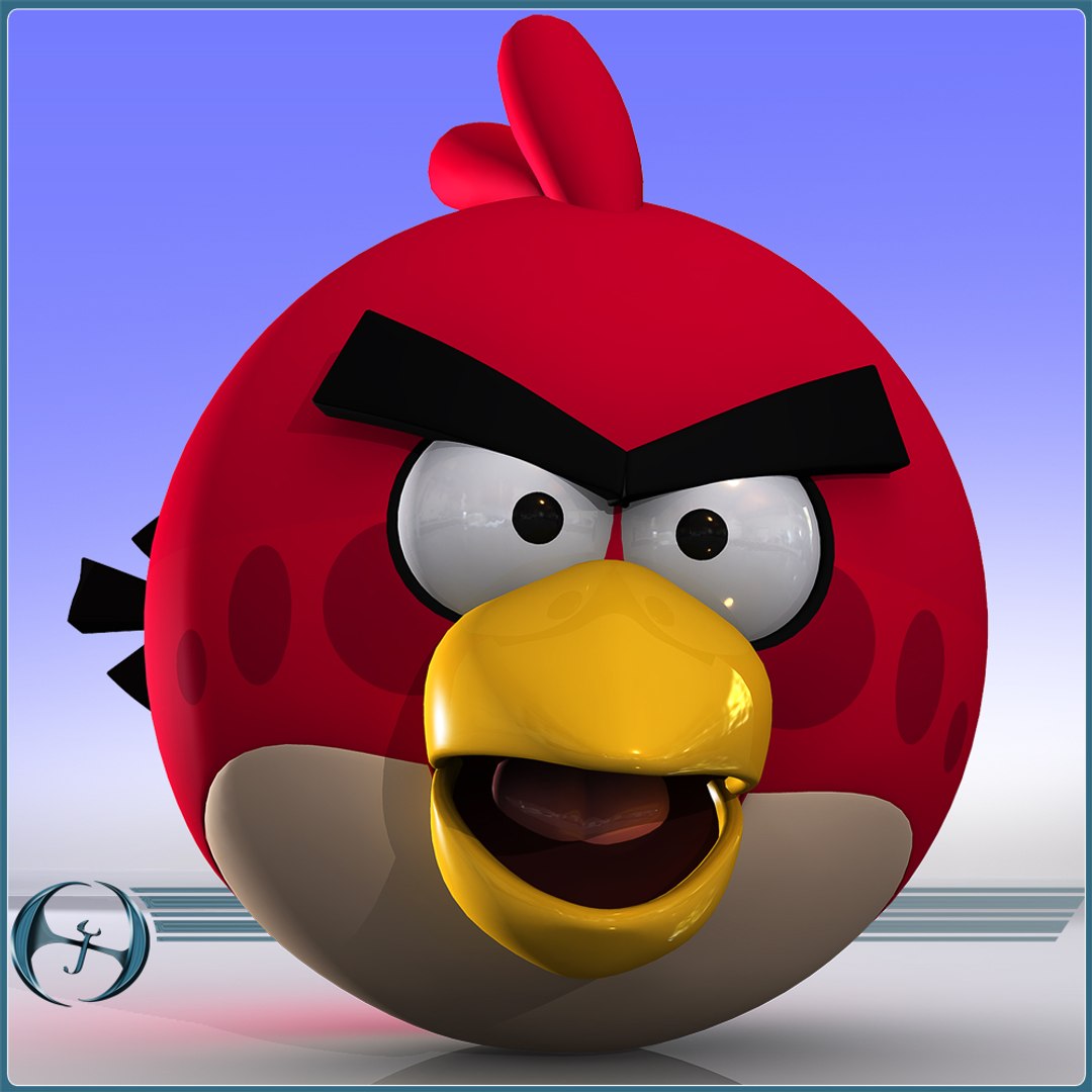 3d Angry Bird 2 Pack