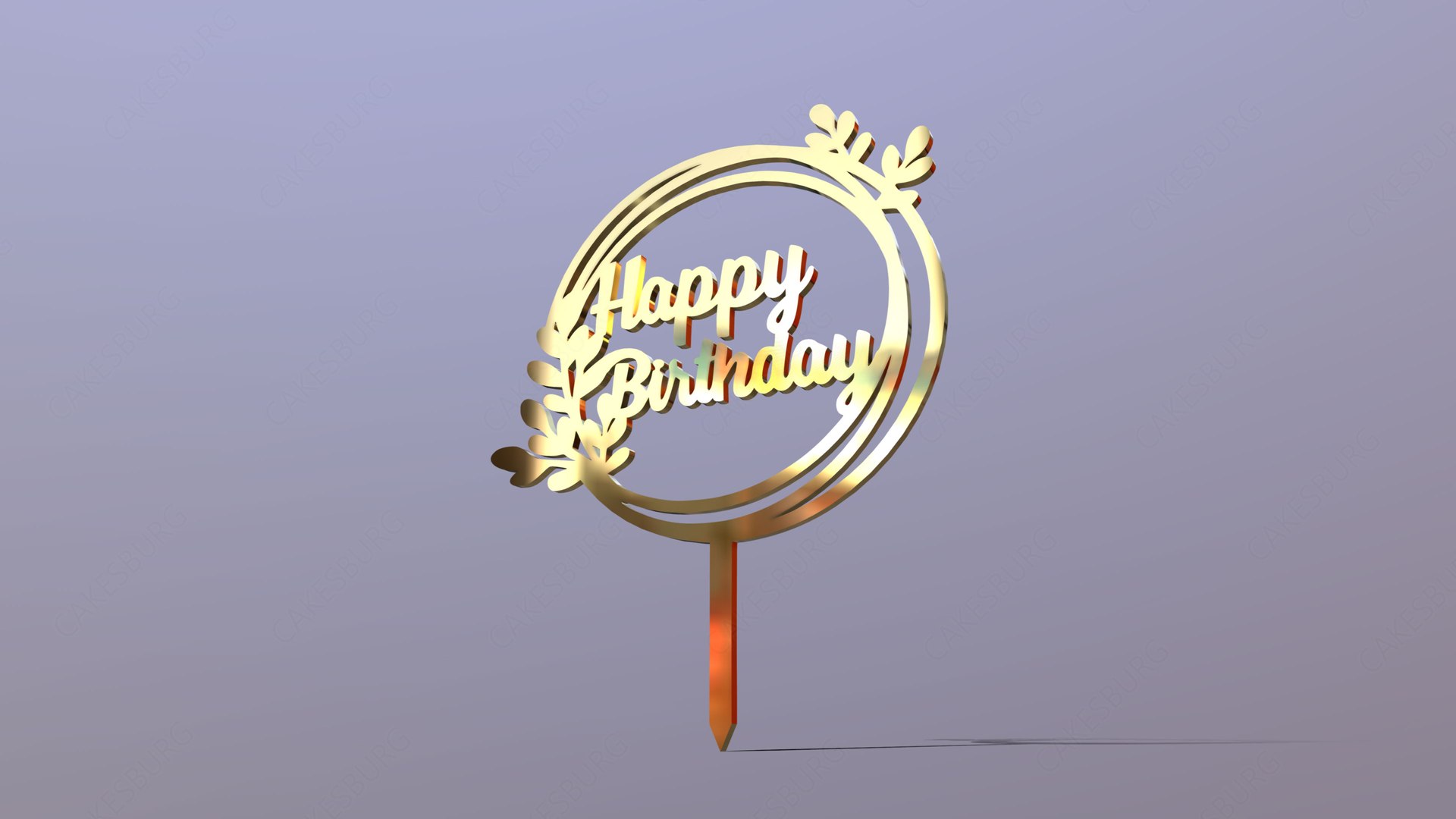 Happy Birthday Cake Topper 3D Model - TurboSquid 1977656