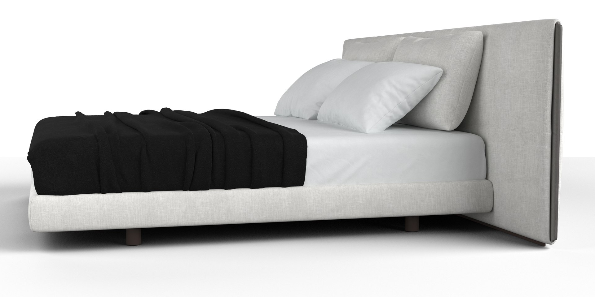 Poliform Yume Bed 3D - TurboSquid 1934522