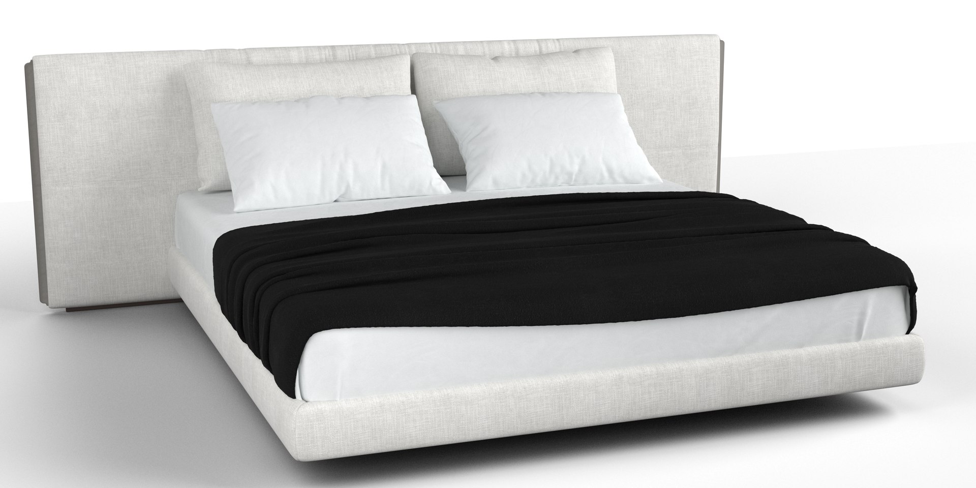 Poliform Yume Bed 3D - TurboSquid 1934522