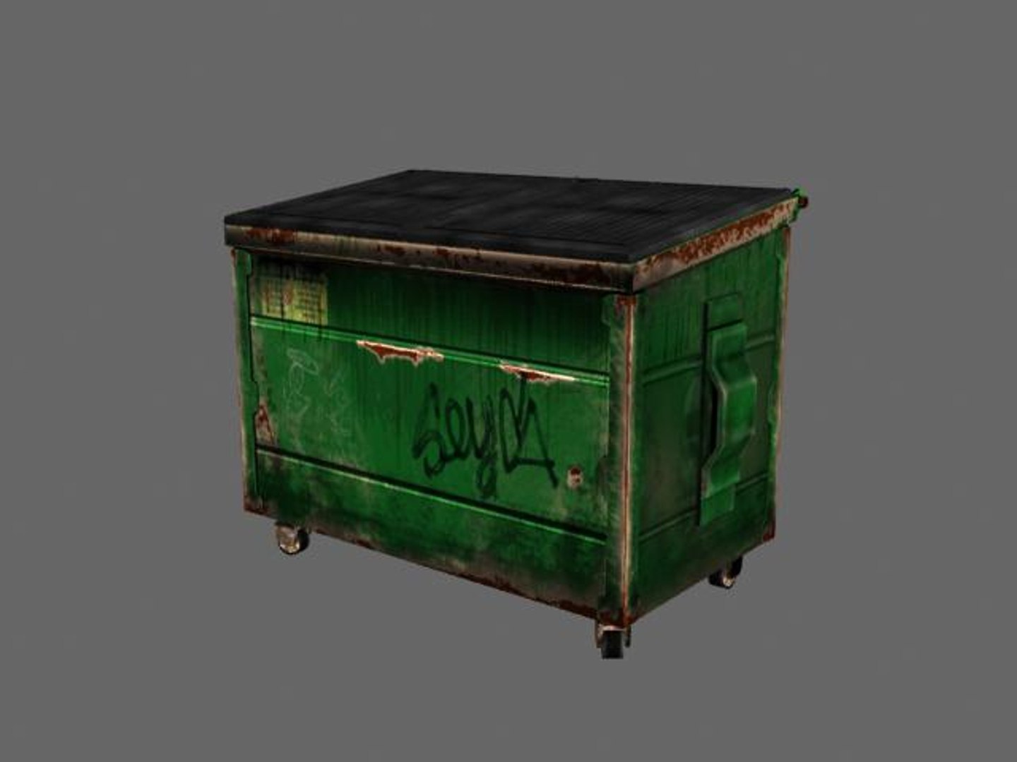 3ds max ready dumpster
