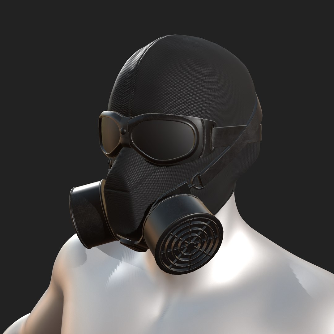 Gas Mask Helmet 3D Model - TurboSquid 1540073