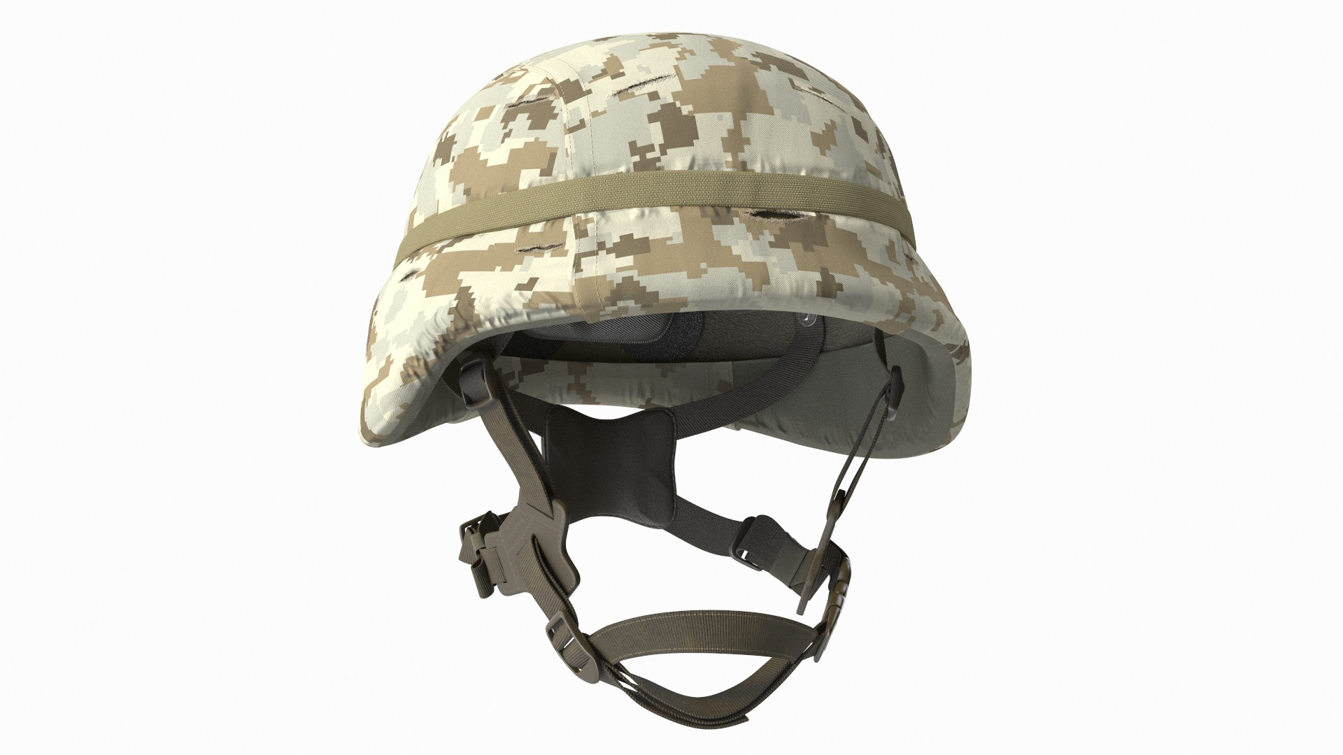 USMC Lightweight Helmet Desert Camo Cover 3D Model - TurboSquid 1996853