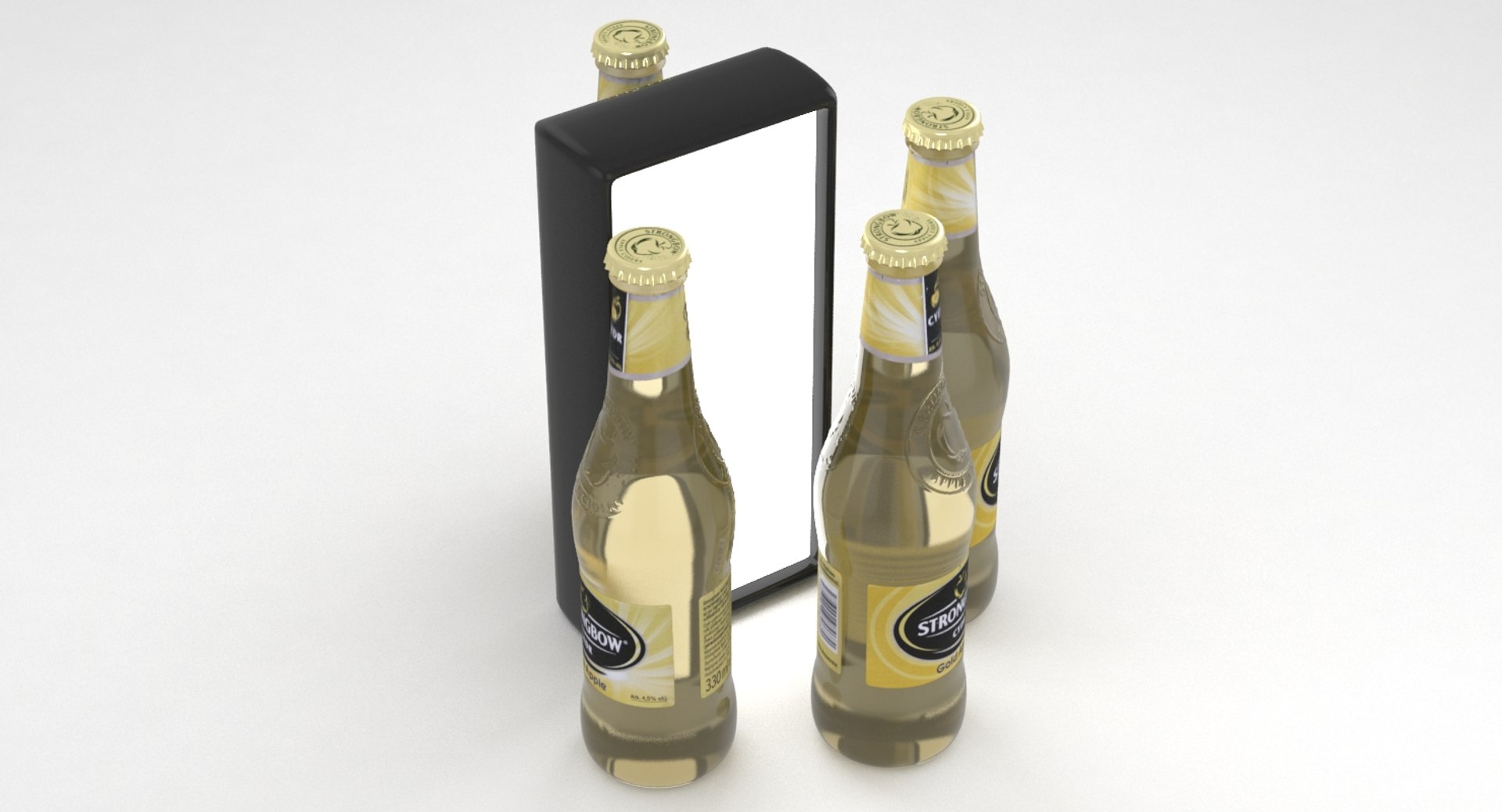 Cider Bottle Alcohol 3D Model - TurboSquid 1221004