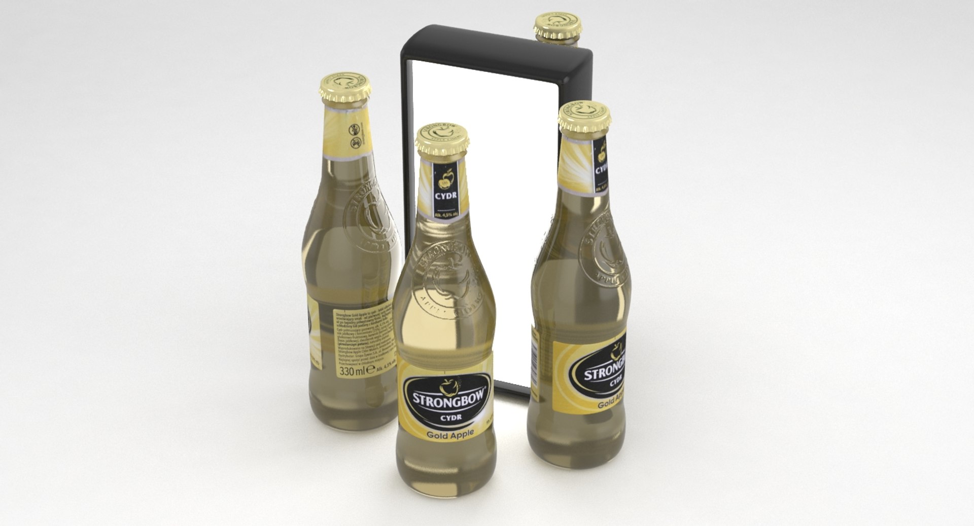 Cider Bottle Alcohol 3D Model - TurboSquid 1221004