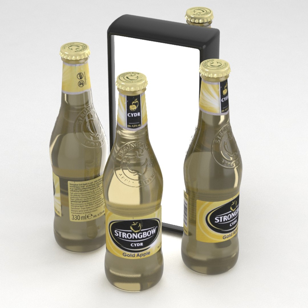 Cider bottle alcohol 3D model - TurboSquid 1221004