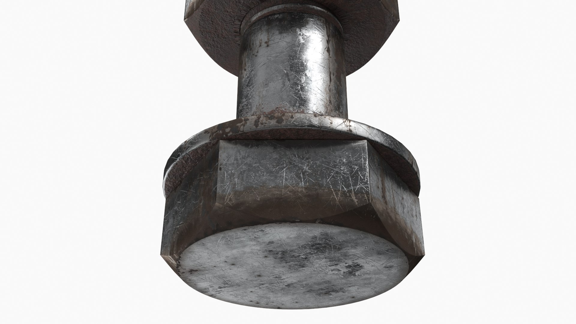 Rusted Metal Hex Bolt 3D - TurboSquid 2116400