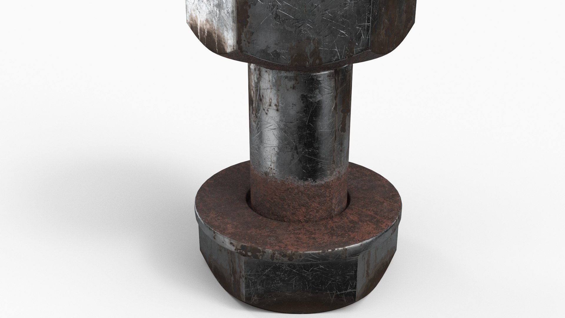 Rusted Metal Hex Bolt 3D - TurboSquid 2116400