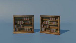 Free 3D Bookshelf Models - Available For Download On TurboSquid
