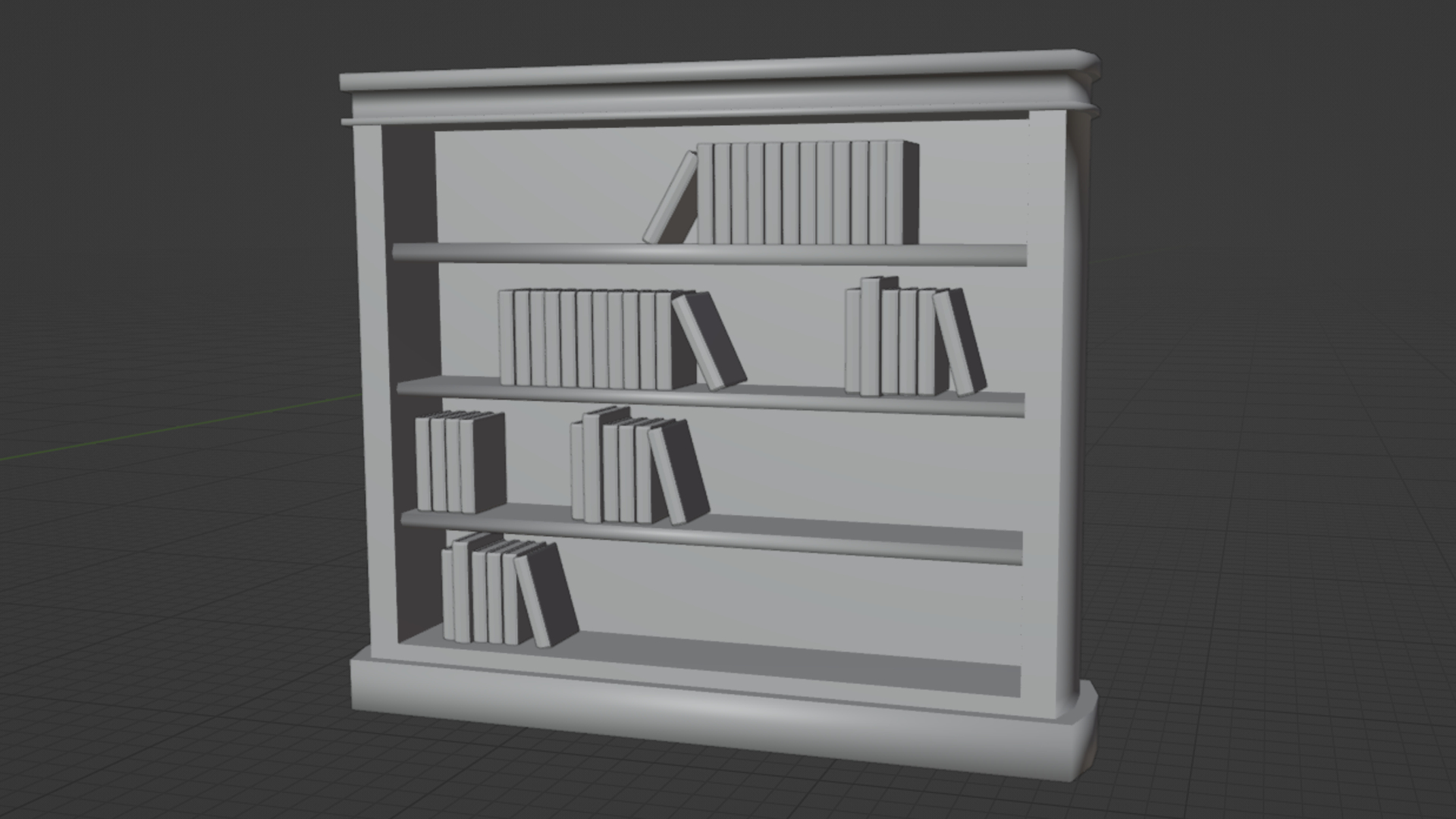 Bookshelf And Book 3D model - TurboSquid 1889421