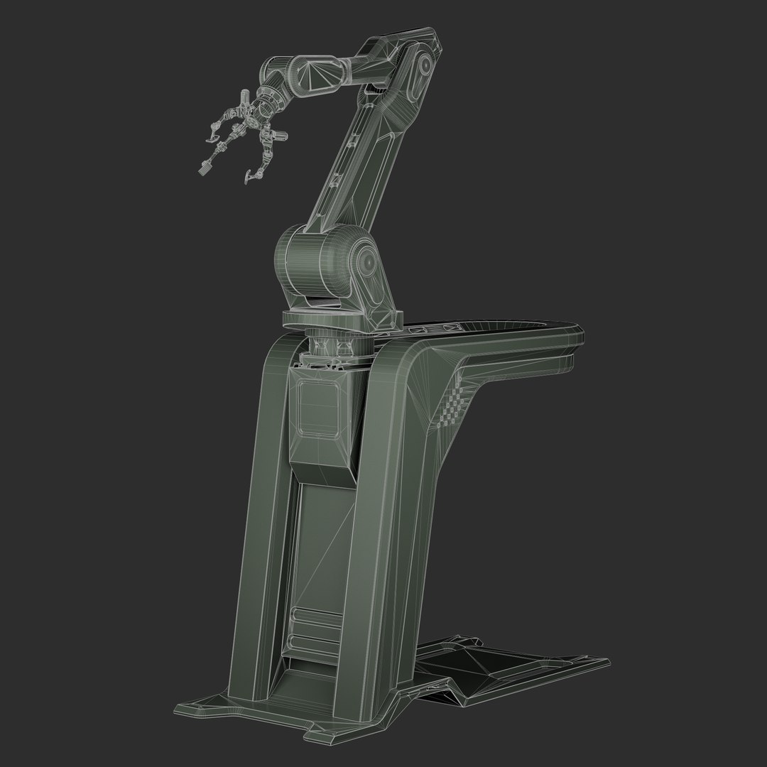 Robotic Arm Unit 3D Model - TurboSquid 2118921