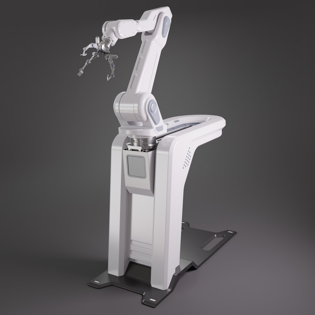 Robotic Arm Unit 3D Model - TurboSquid 2118921