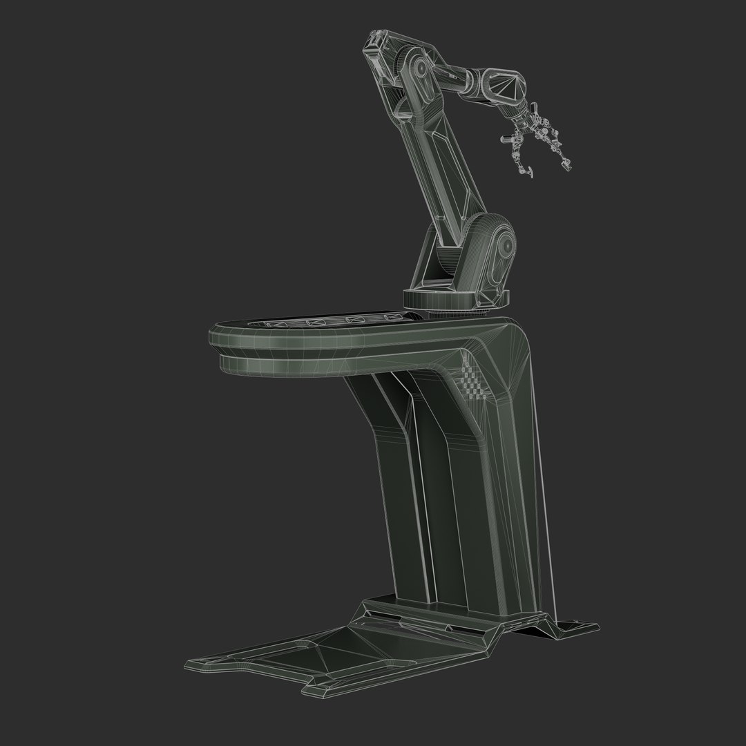 Robotic Arm Unit 3D Model - TurboSquid 2118921