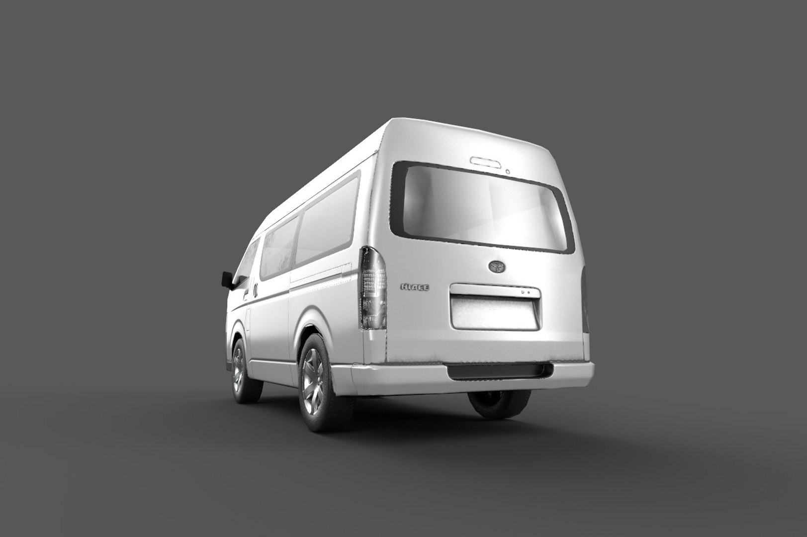 Toyota Hiace Passenger Van 3D Model - TurboSquid 1579733