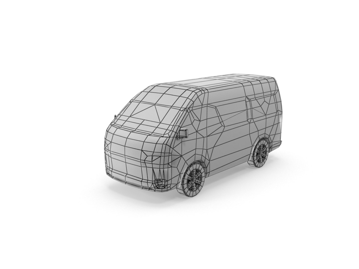 Toyota Hiace Passenger Van 3D Model - TurboSquid 1579733