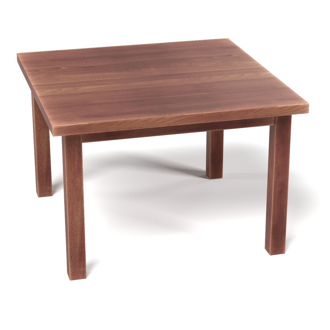 3d Table Tablecloth Square Model