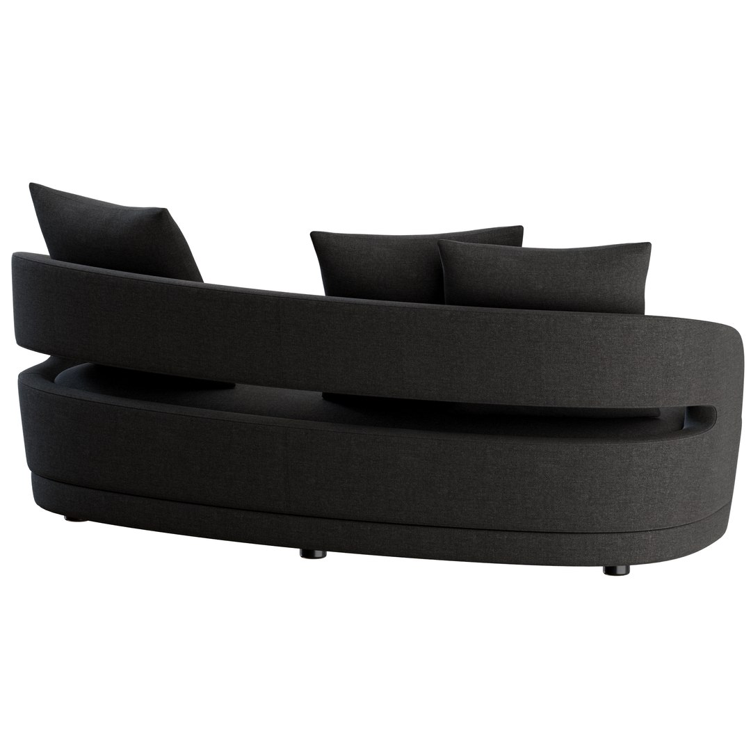 Lucio Curved Sofa 3D - TurboSquid 2281267