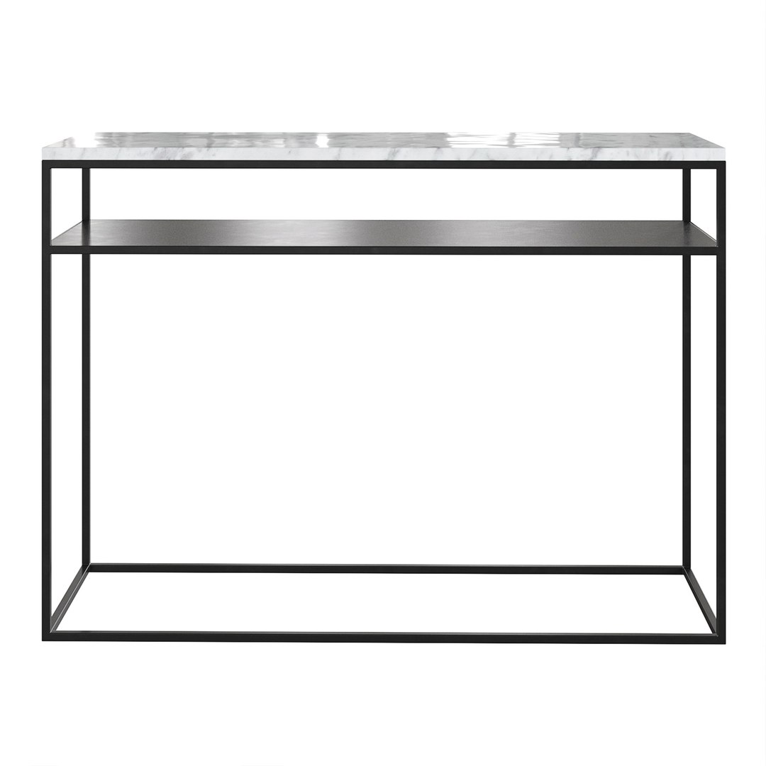 White Marble Stone Console 3D Model - TurboSquid 2232041