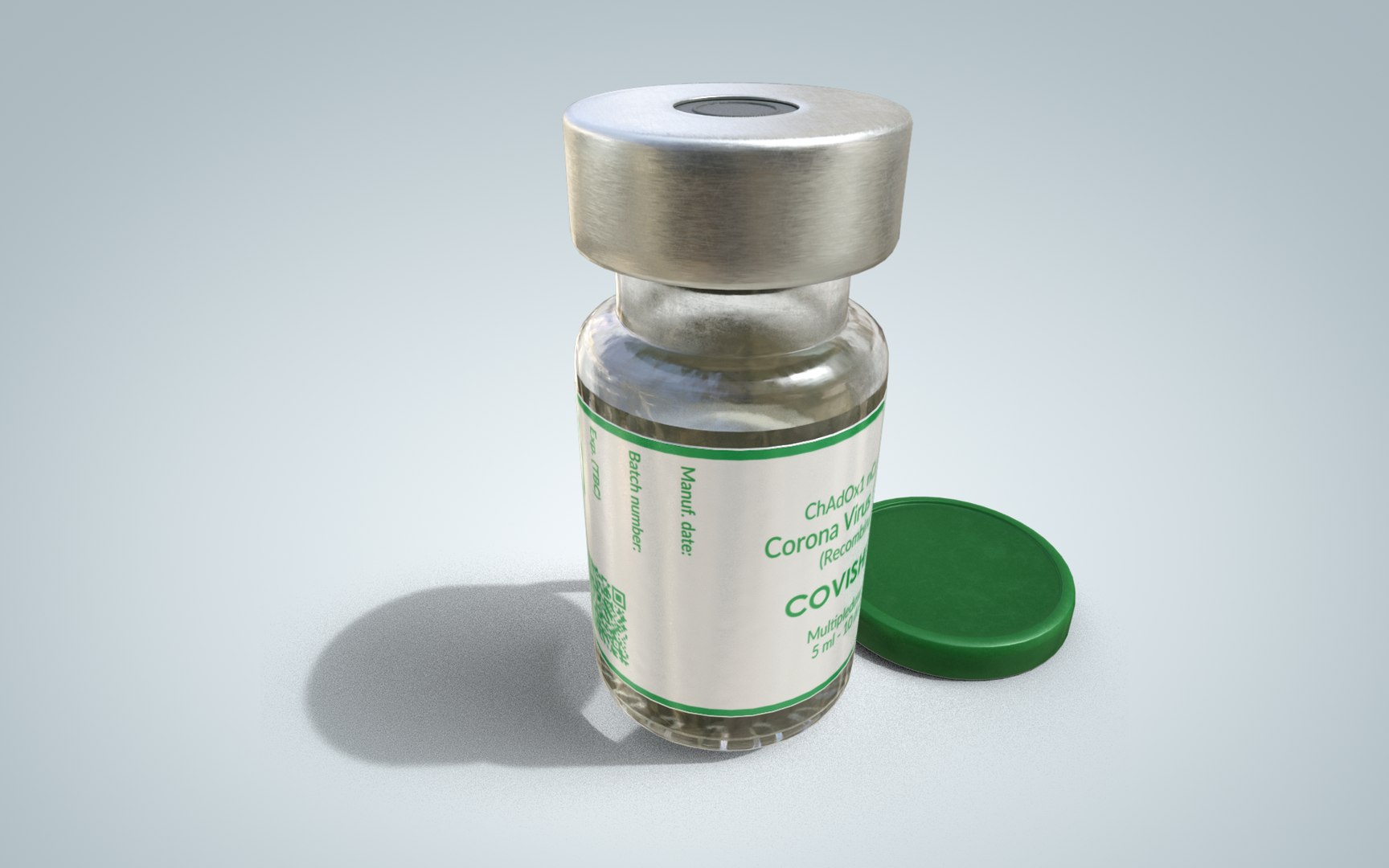 3D Vaccine Vial Rigged - Mod Covishield Model - TurboSquid 1821982