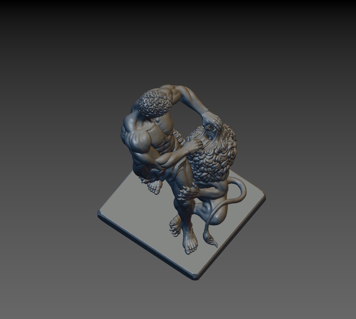 3D Samson And Lion 3D Print - TurboSquid 1871927