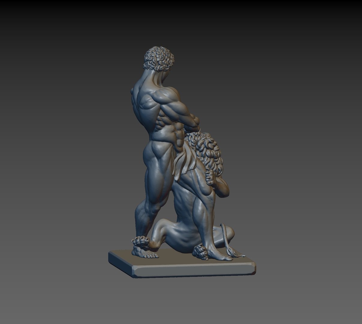 3D Samson And Lion 3D Print - TurboSquid 1871927