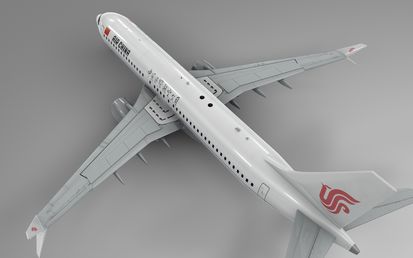 3D boeing 737-8 air china model - TurboSquid 1692057
