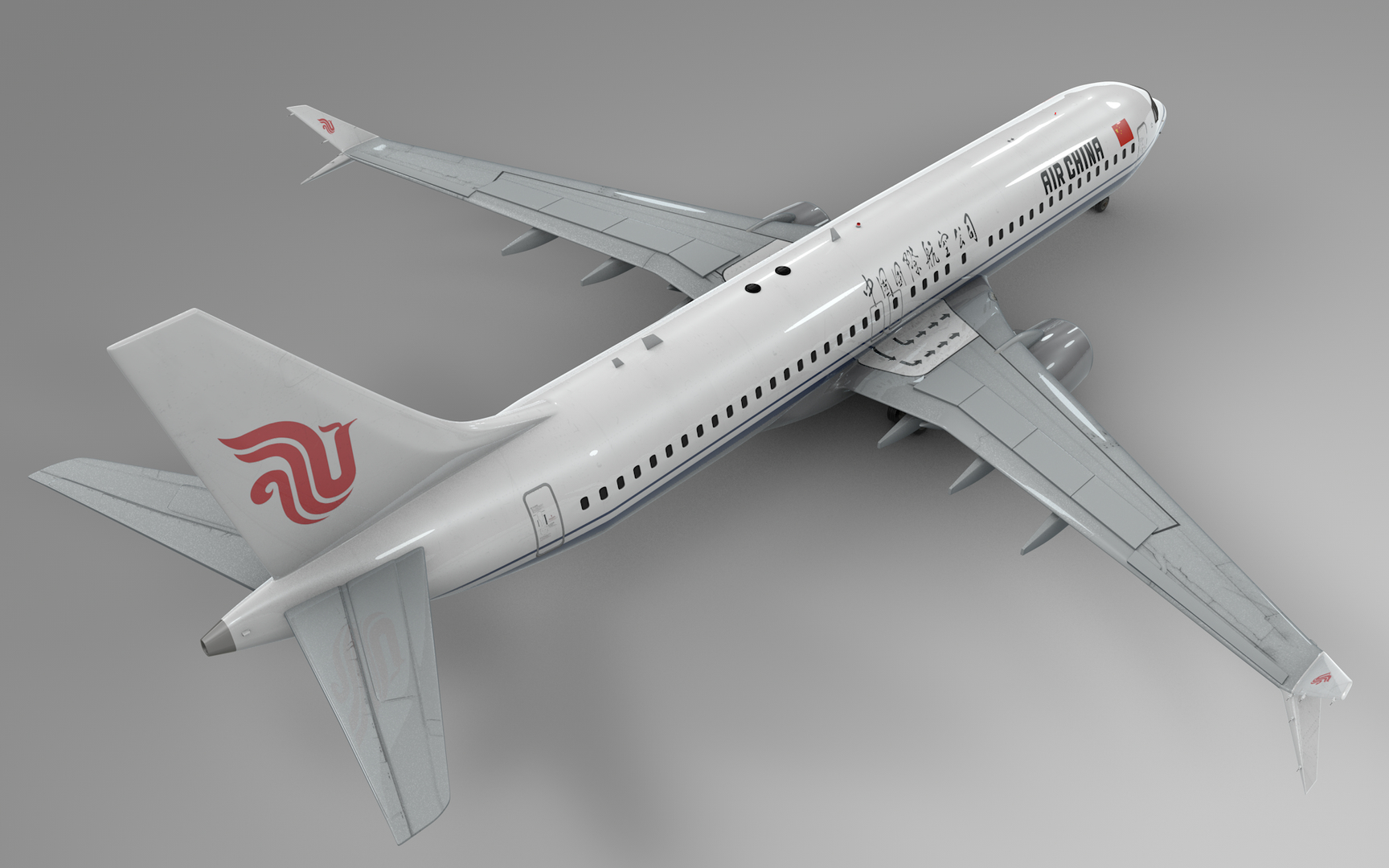 3D boeing 737-8 air china model - TurboSquid 1692057