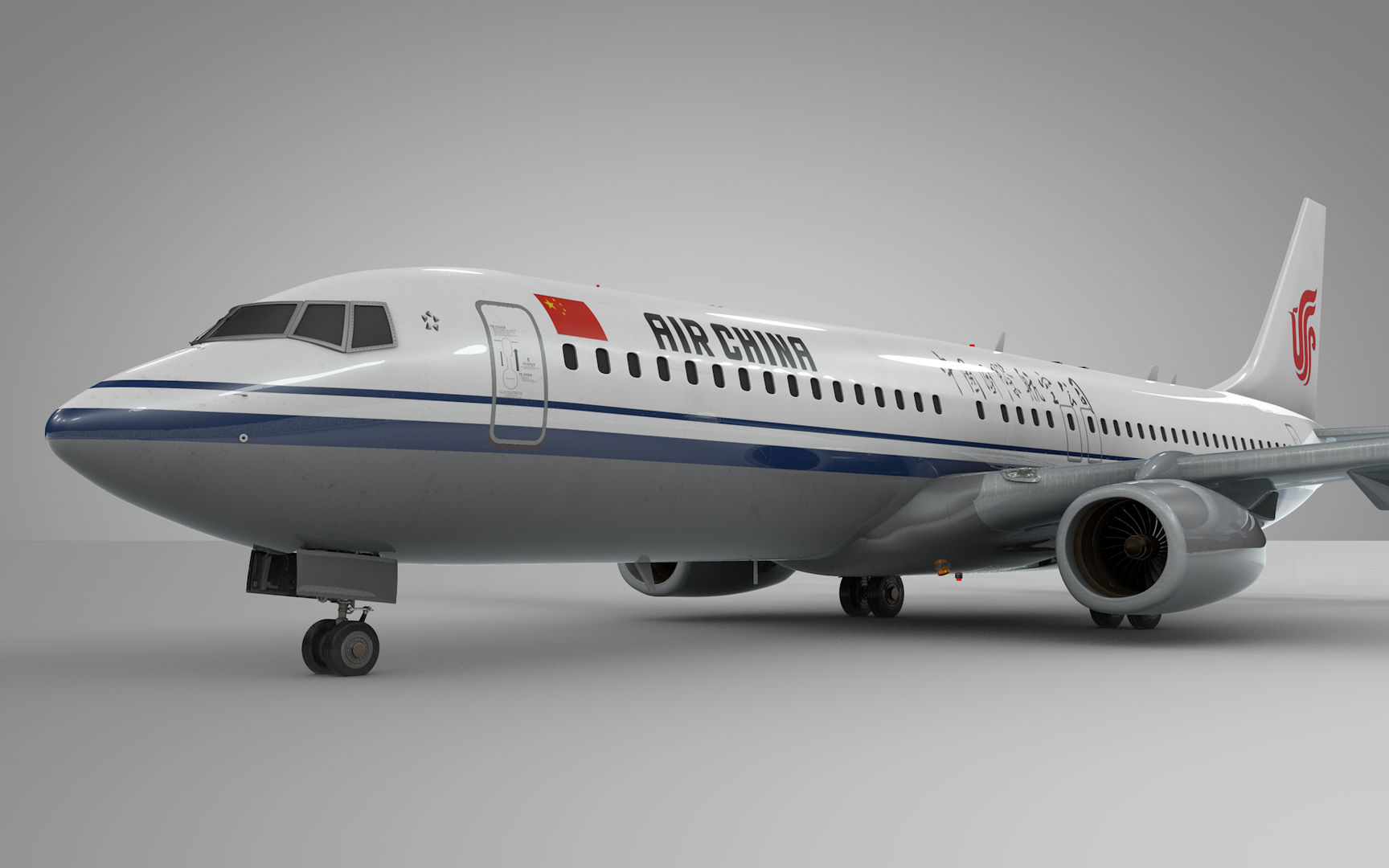 3D boeing 737-8 air china model - TurboSquid 1692057