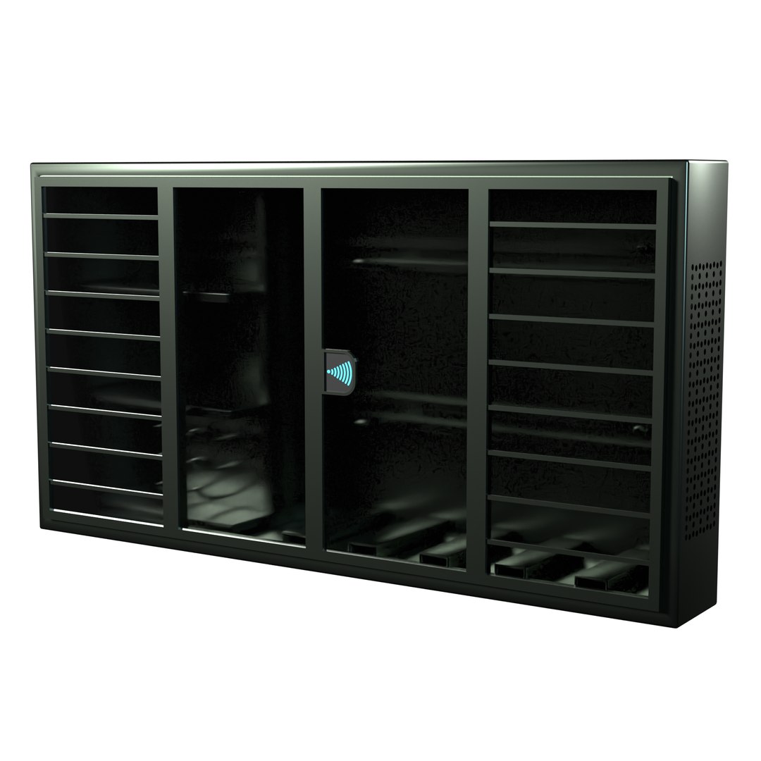 3D Sci-Fi Weapons Locker - TurboSquid 2062810