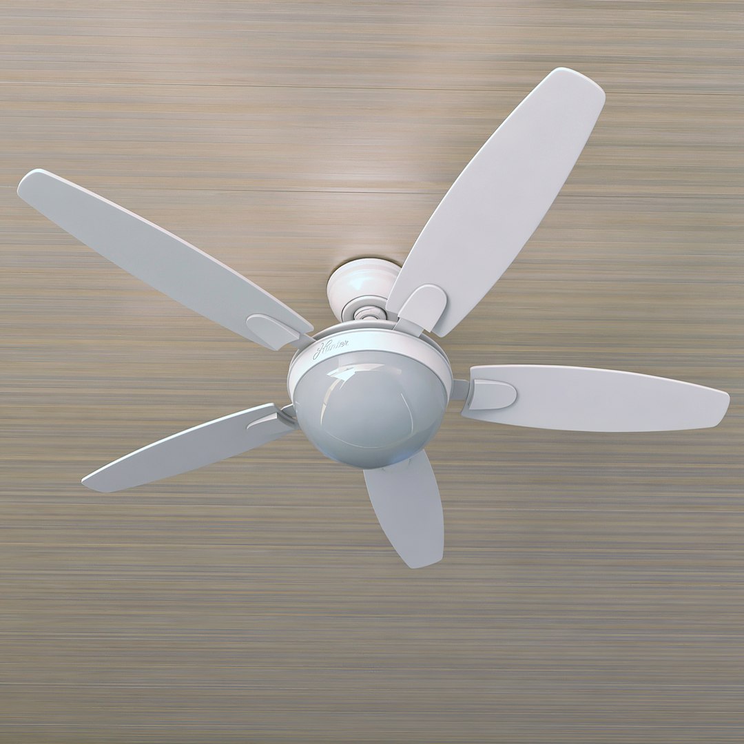 3D Contempo Ceiling Fan Model - TurboSquid 1859358