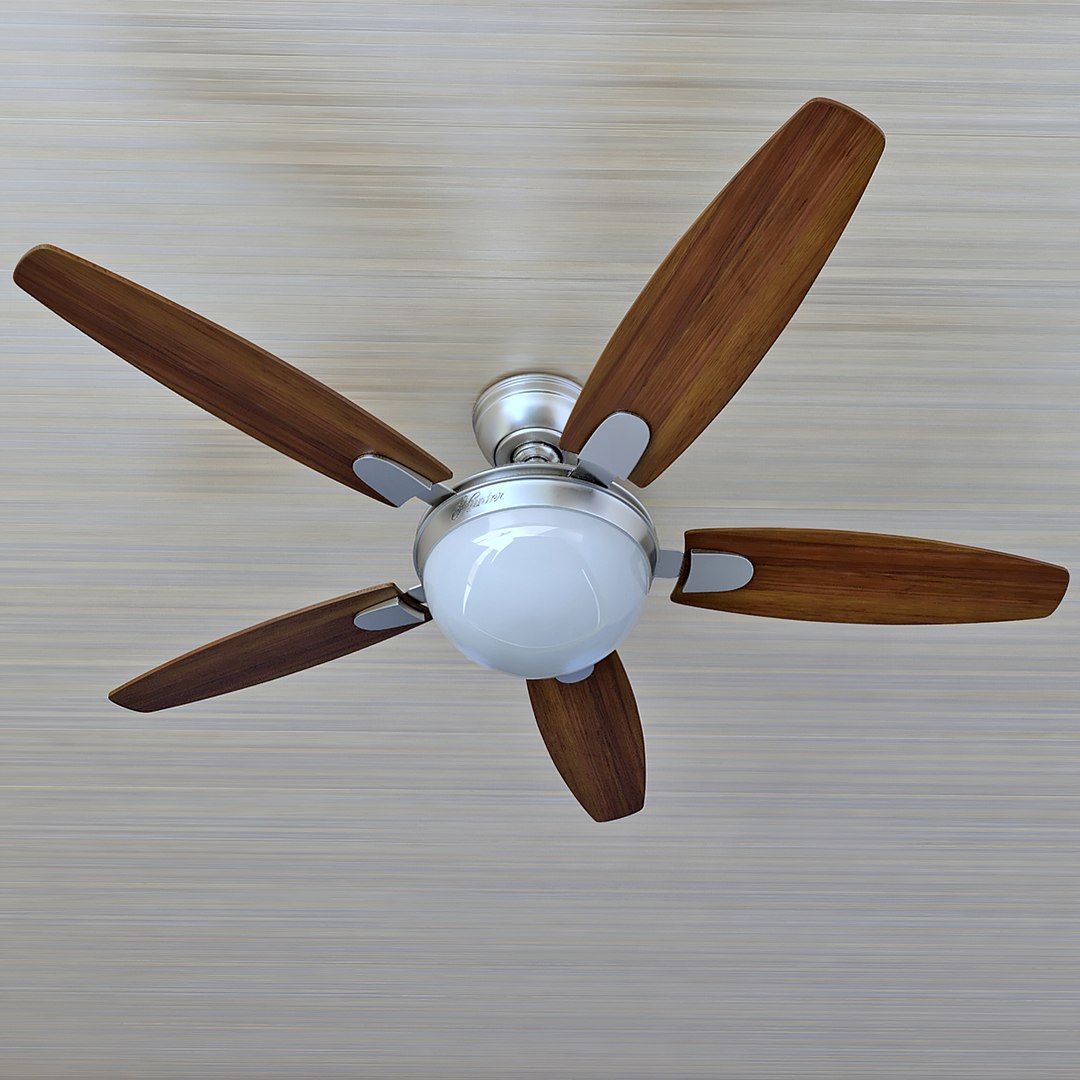 3D Contempo Ceiling Fan Model - TurboSquid 1859358