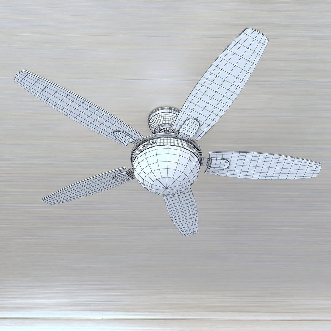 3D Contempo Ceiling Fan Model - TurboSquid 1859358